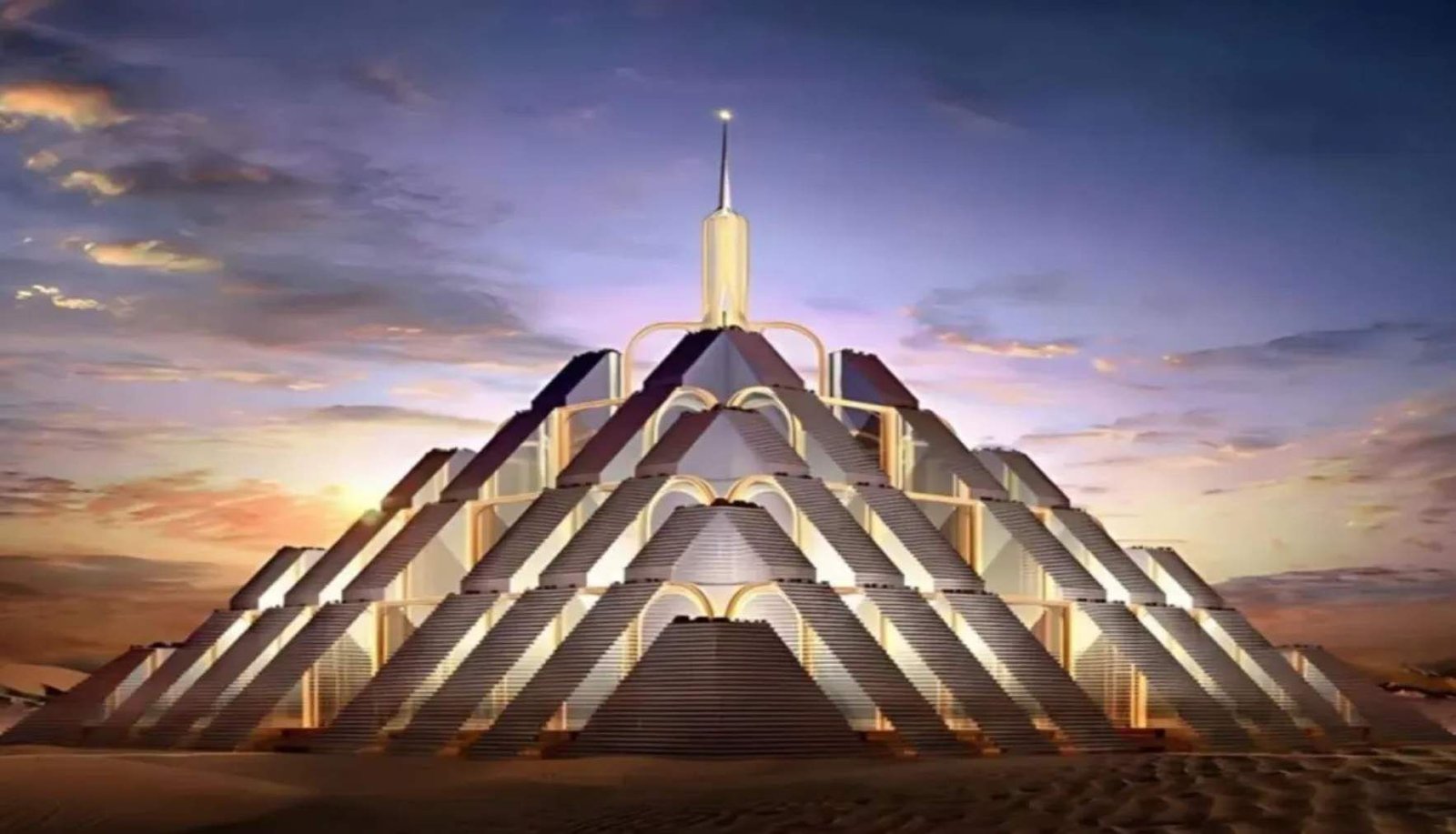 Exploring Dubai's Ziggurat Pyramid: A Visionary Megastructure